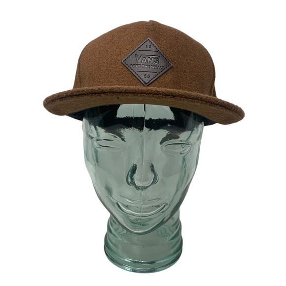 Vans | Accessories | Vans Grove Brown Wool Snapback Hat Mens | Poshmark